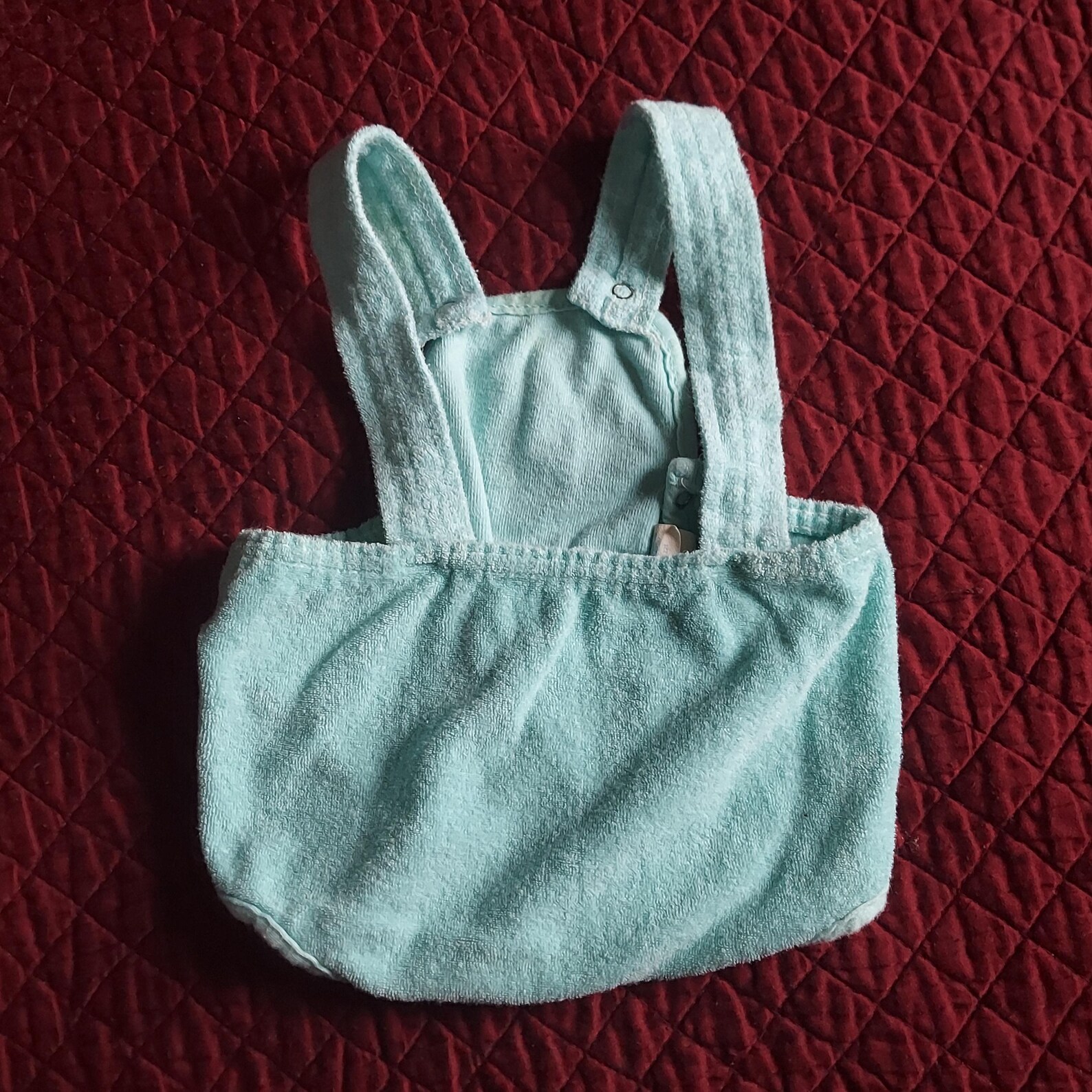 Vintage Terry Cloth Baby Romper 9 MO - Etsy