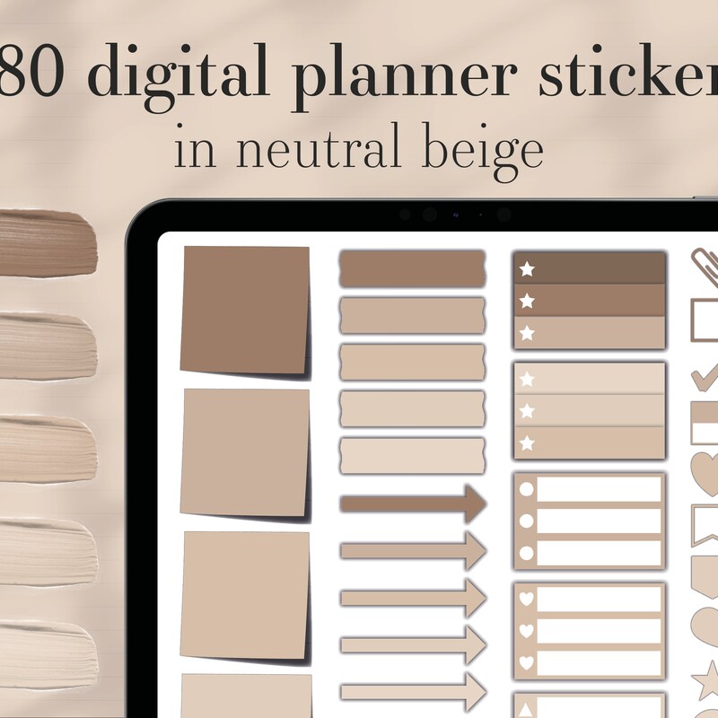 Neutral Stickers - Etsy