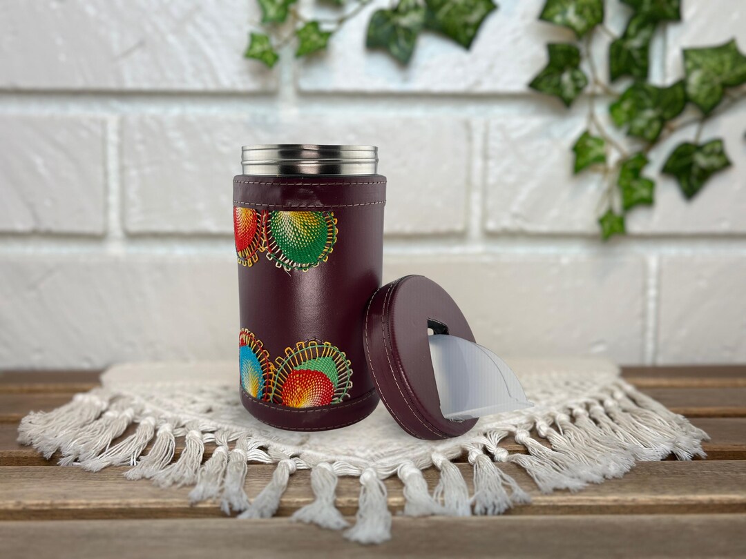 Yerba Mate Container | Yerbera | Azucarera | Ñanduti Design ...