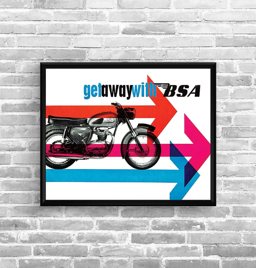 1964 BSA Poster - Etsy