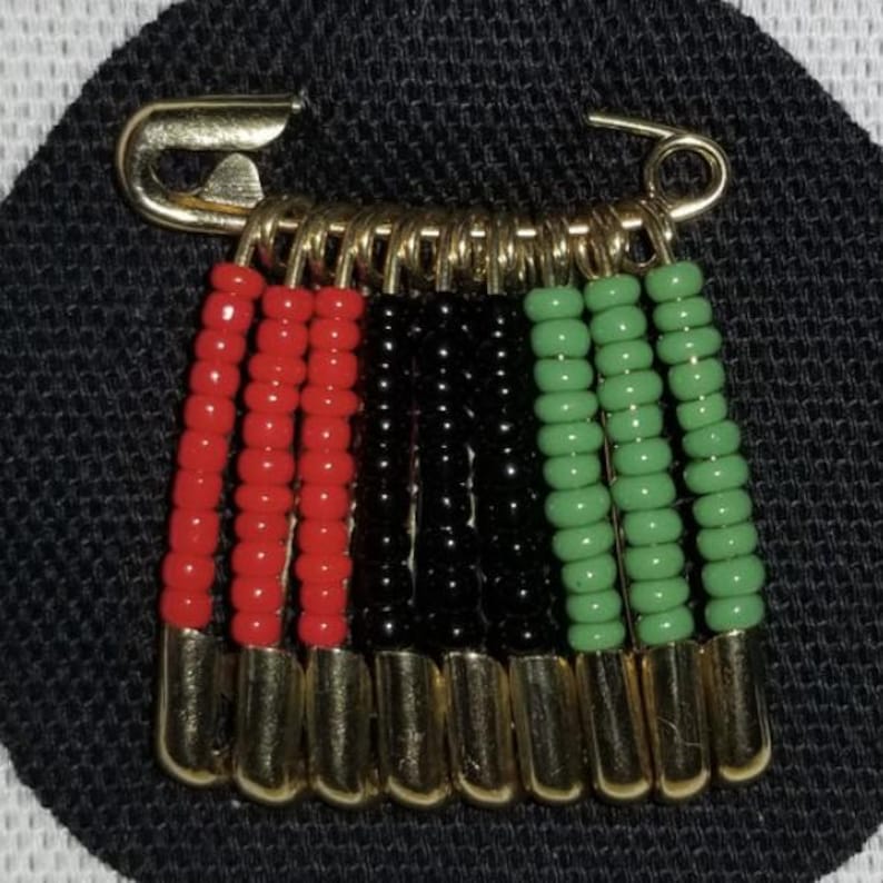 Pan-african Flag Pin (gold) - Etsy
