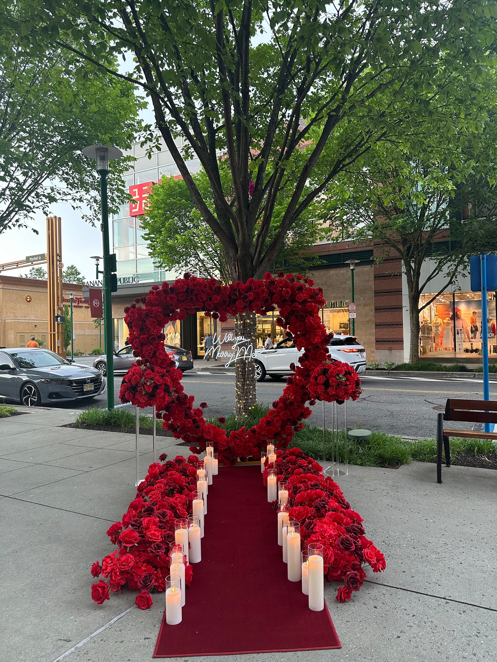Giant Heart Wedding Proposal Arch - Etsy