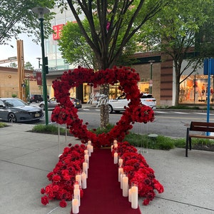 Giant Heart Wedding Proposal Arch - Etsy