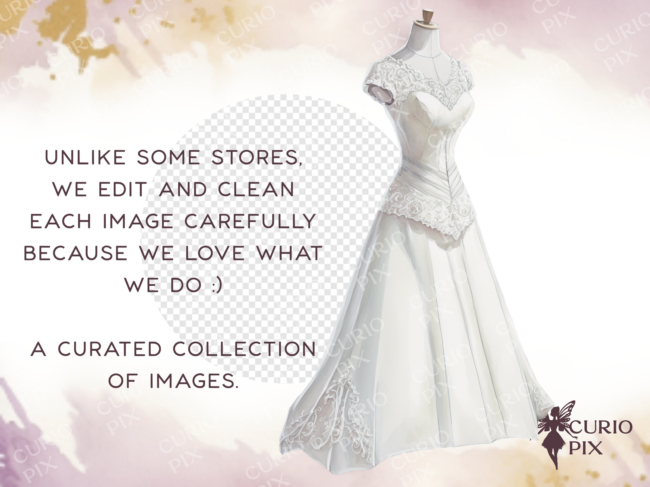 Vintage Wedding Watercolor Clipart Bride Clip Art Groom - Etsy