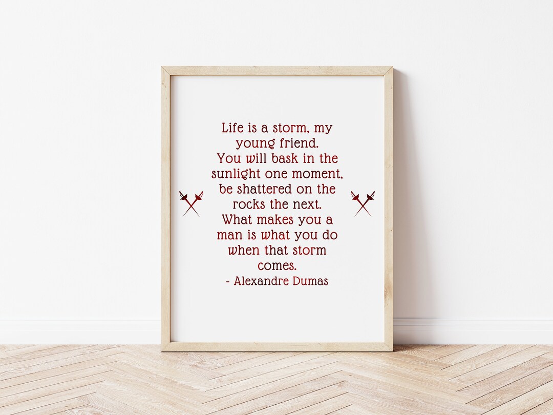 Count of Monte Cristo, Life is a Storm, Alexandre Dumas Inspired ...