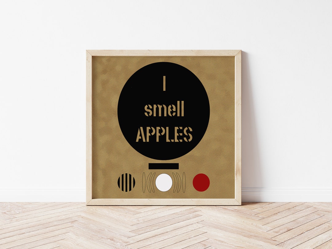 Warehouse Agents Inspired Art Print, Smell Apples, Sci-fi Geek Decor ...