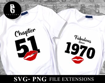 51st Birthday Png | Etsy