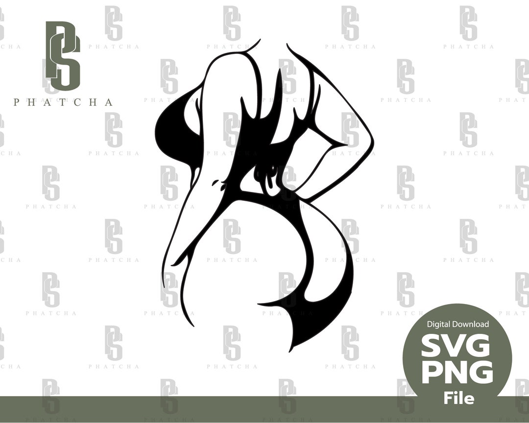 Booty Silhouette, Booty SVG, Sticker, Ass SVG, Files for Cricut ...