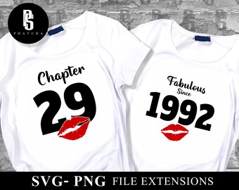 29th Birthday Svg | Etsy