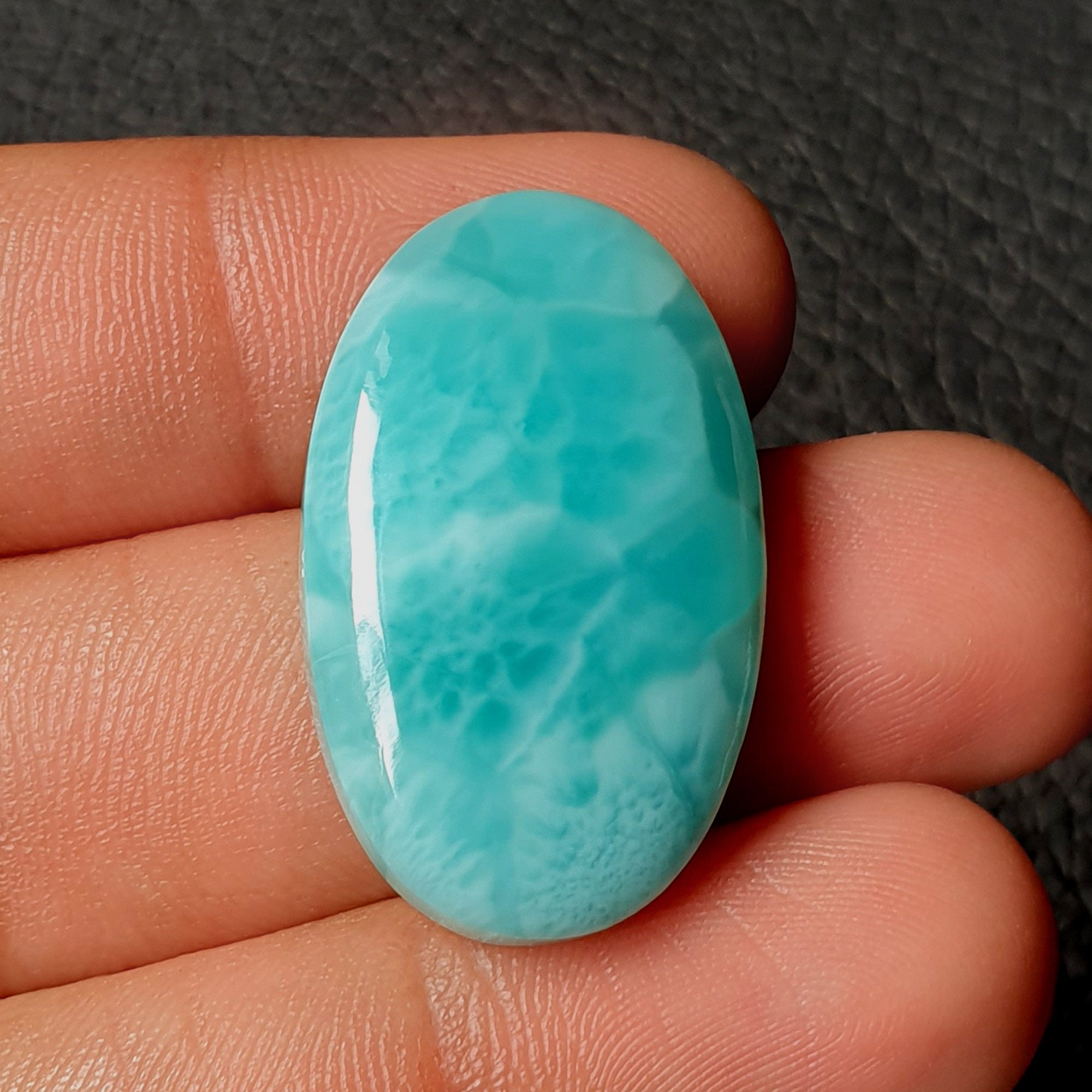 Natural Dominican Larimar Stone Blue Pectolite Larimar | Etsy