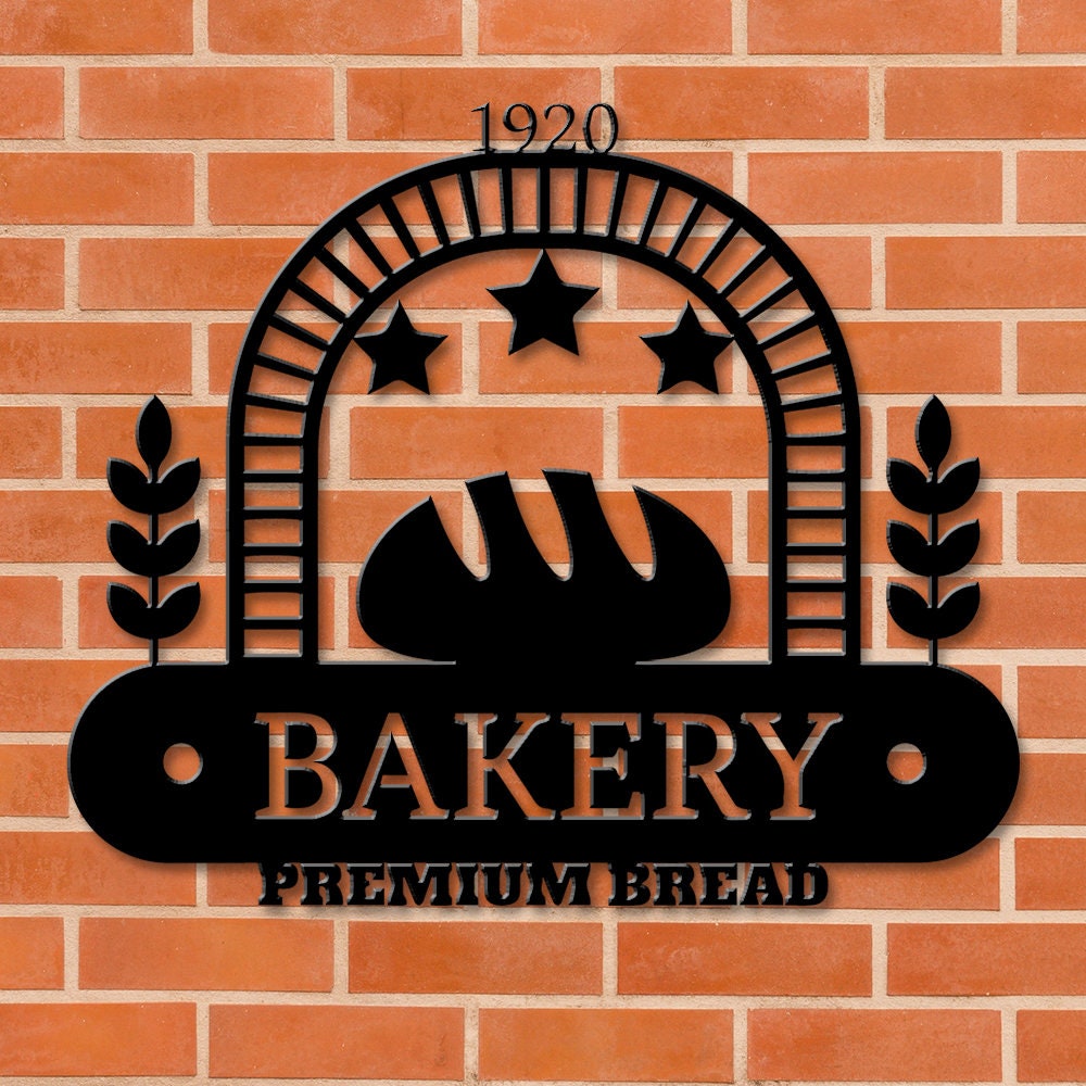 Customized Bread Metal Sign Bakery Decor Kitchen Decor | Etsy