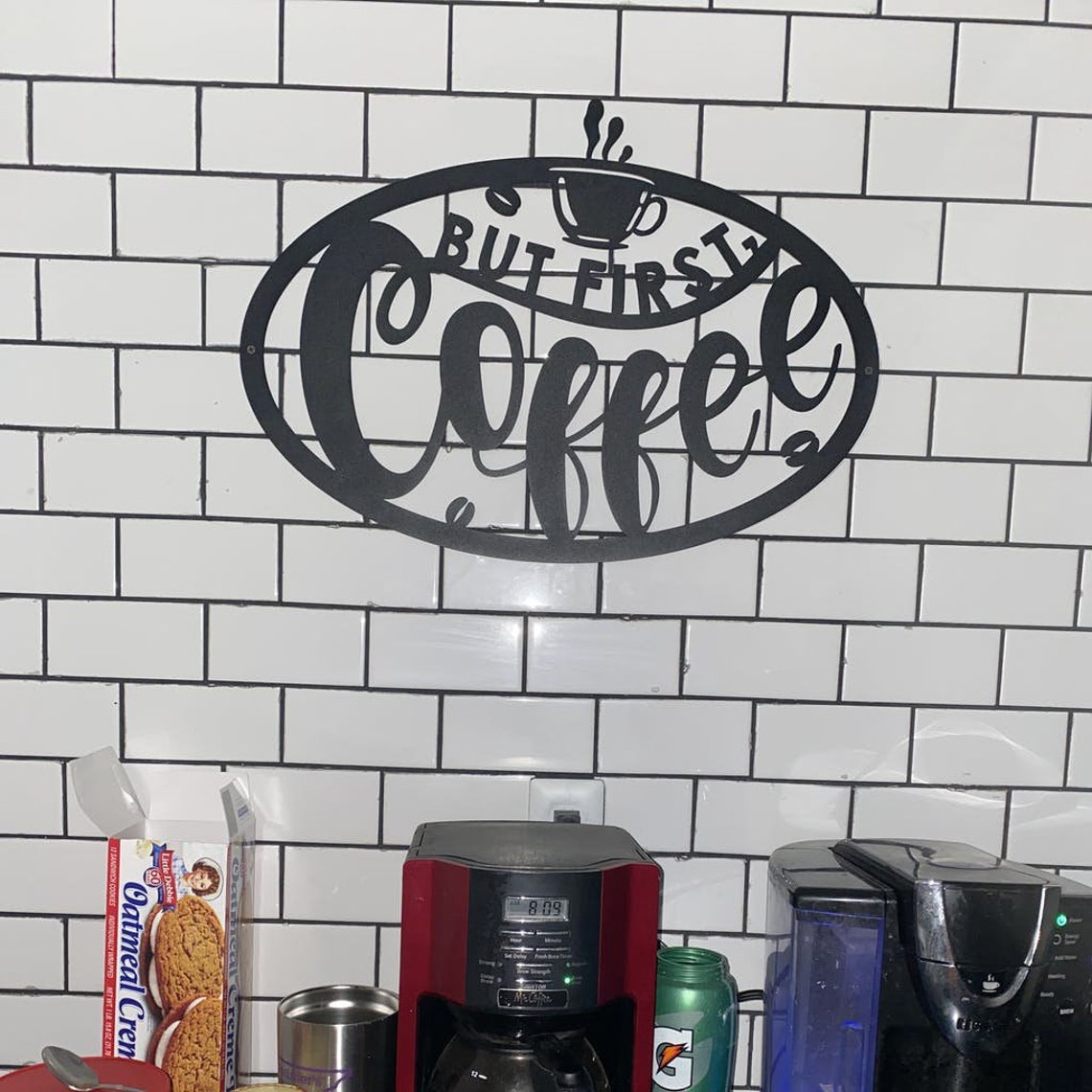 Coffee Metal Sign-Coffee Bar Decor-Mothers Gift-Kitchen | Etsy