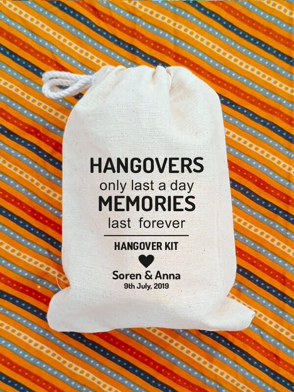 Set Of 50 Hangovers Last A Day Memories Last Forever Hangover Etsy