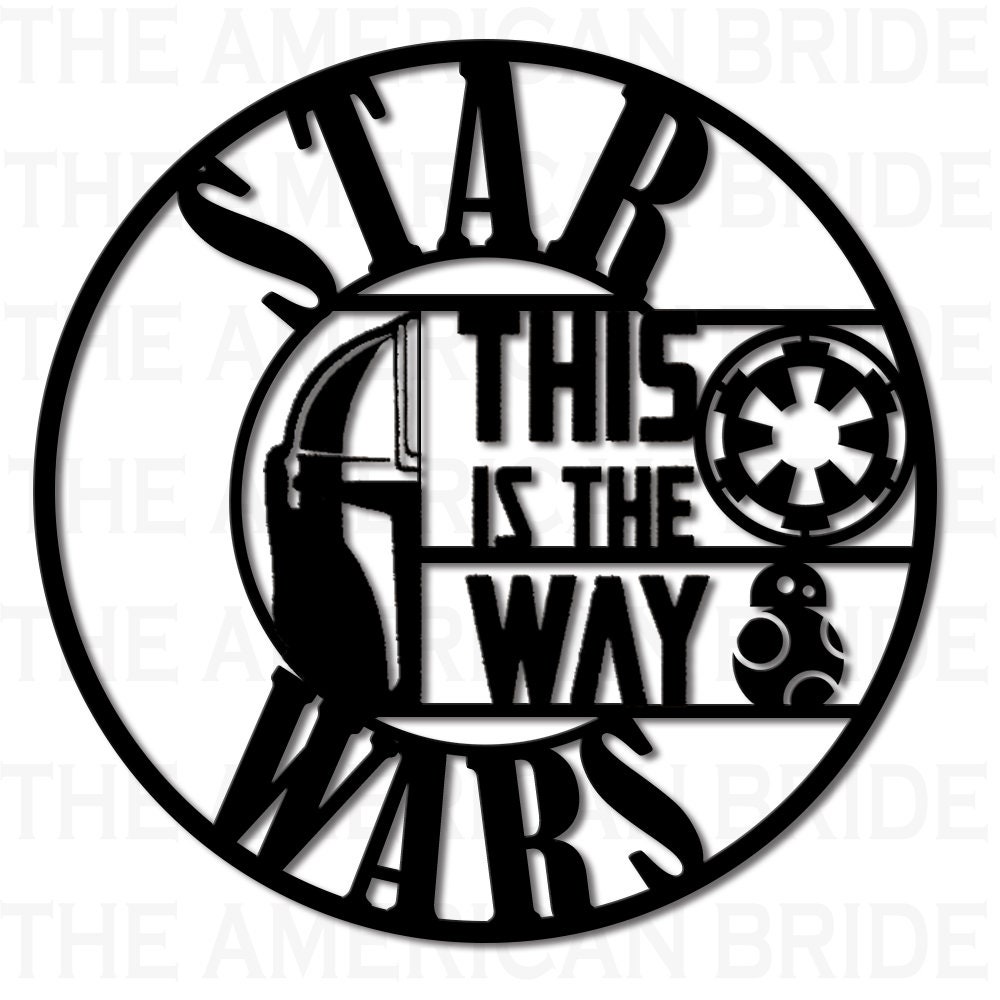 Star Wars Metal Sign Housewarming Gift Kids Room Decor This | Etsy