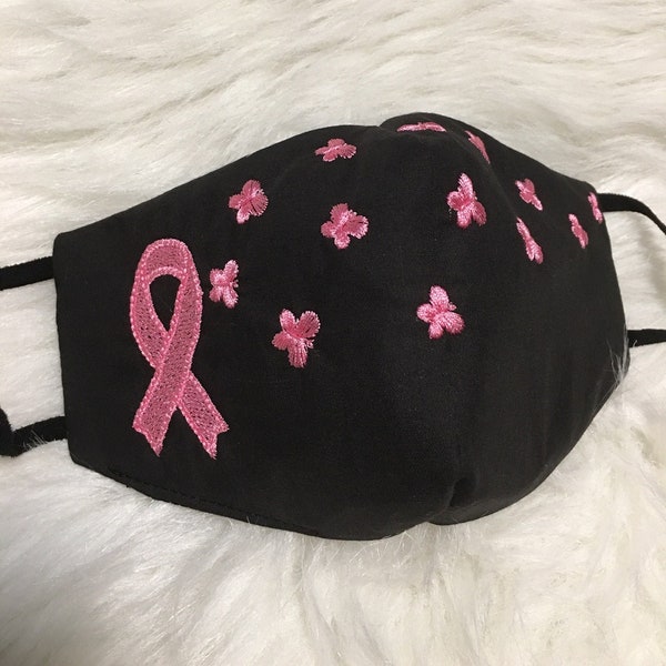 Breast Cancer Mask - Etsy