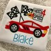 Custom Embroidered Race Car Birthday Shirt, Need 4 Speed Birthday Shirt ...