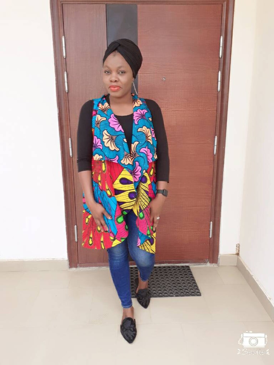 African Print Reversible Jacket-african Dress-african-african Print ...
