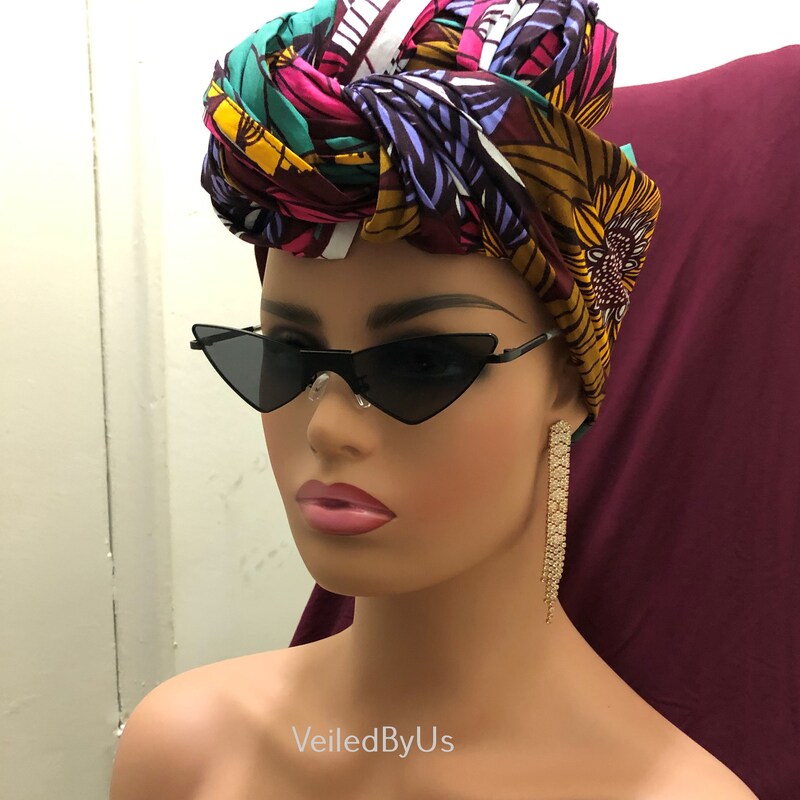 African Head Scarf - Etsy