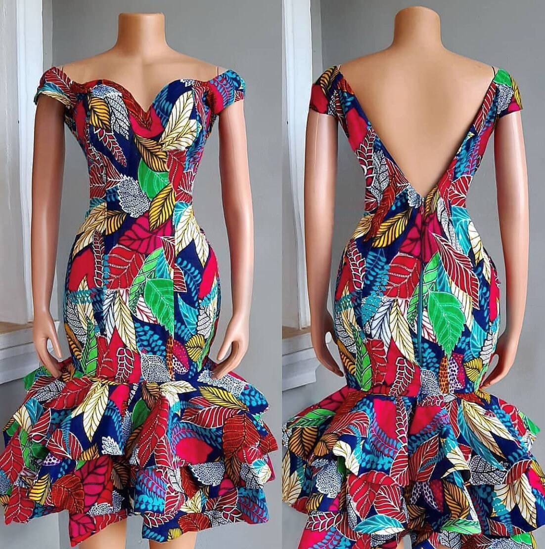 African Print Midi Dress-ankara Midi Dress-african Clothing for Women ...
