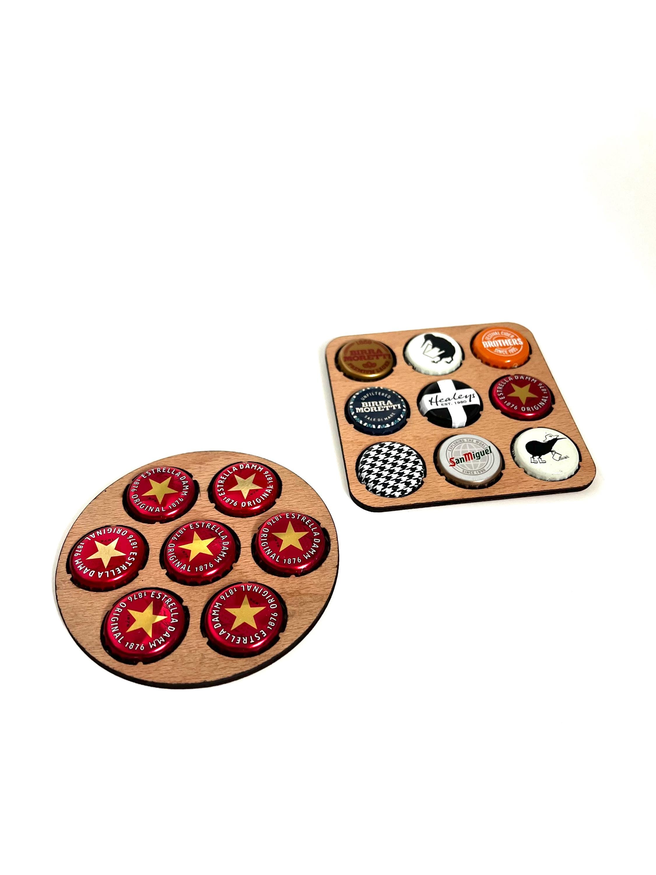 Bottle Cap Coaster Digital File: Laser Cut SVG DXF - Etsy