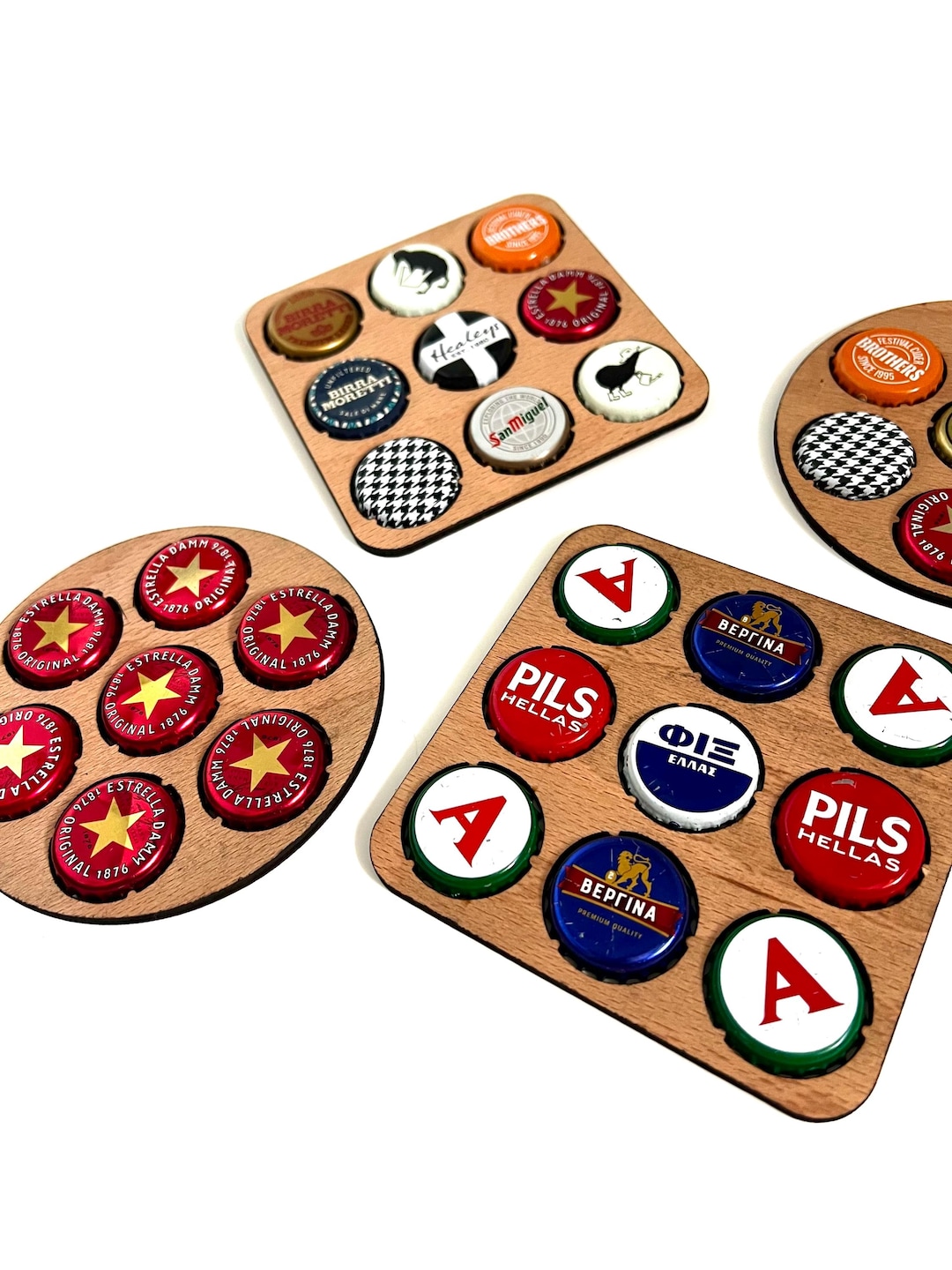 Bottle Cap Coaster Digital File | DIY Coaster for Beer Lovers ...