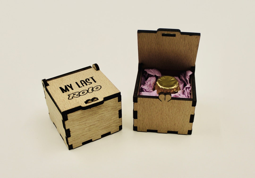 My Last Rolo Trinket Box - Laser Cut SVG DXF File (digital Download ...