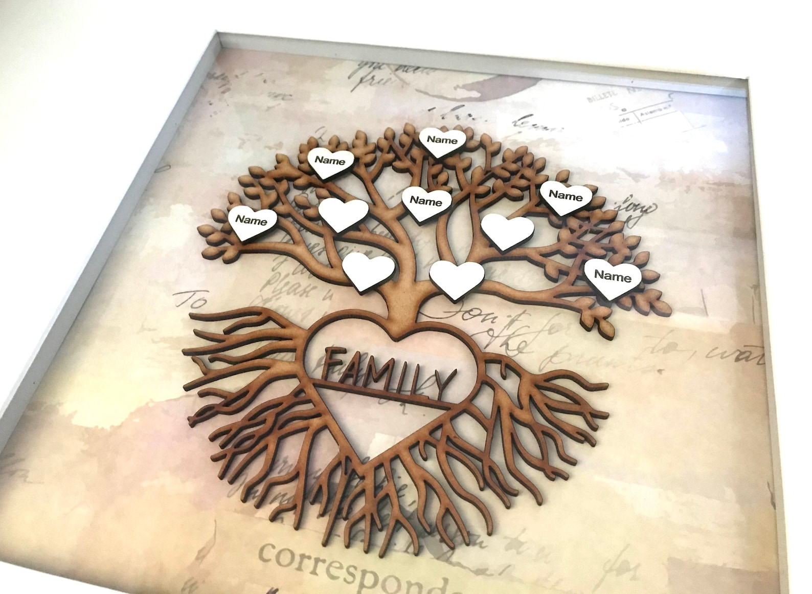 Family Tree Laser Cutting Design File - Digital Download DXF SVG - Etsy