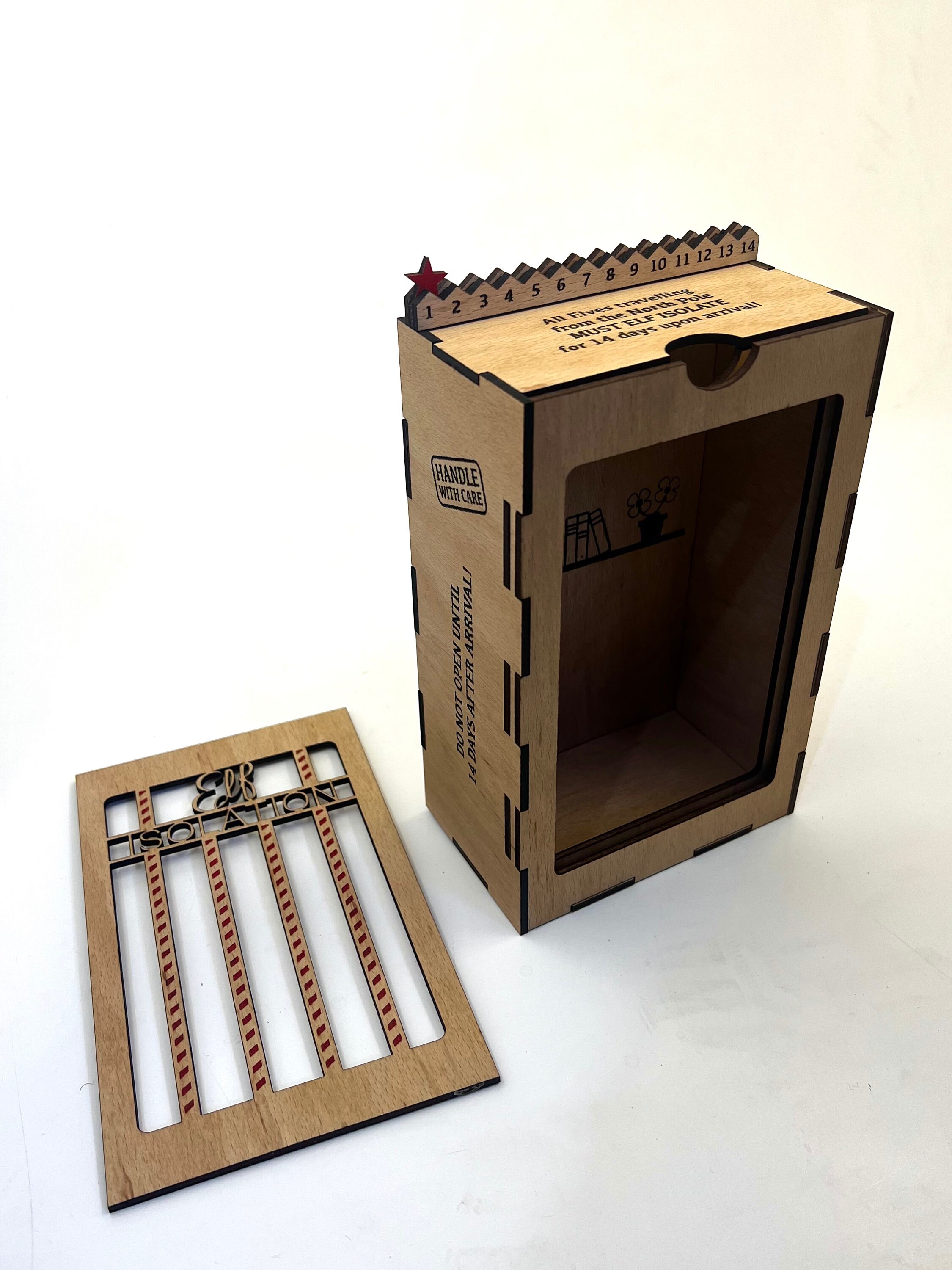 Elf Isolation Box SVG, DXF Laser Cutting File - Etsy