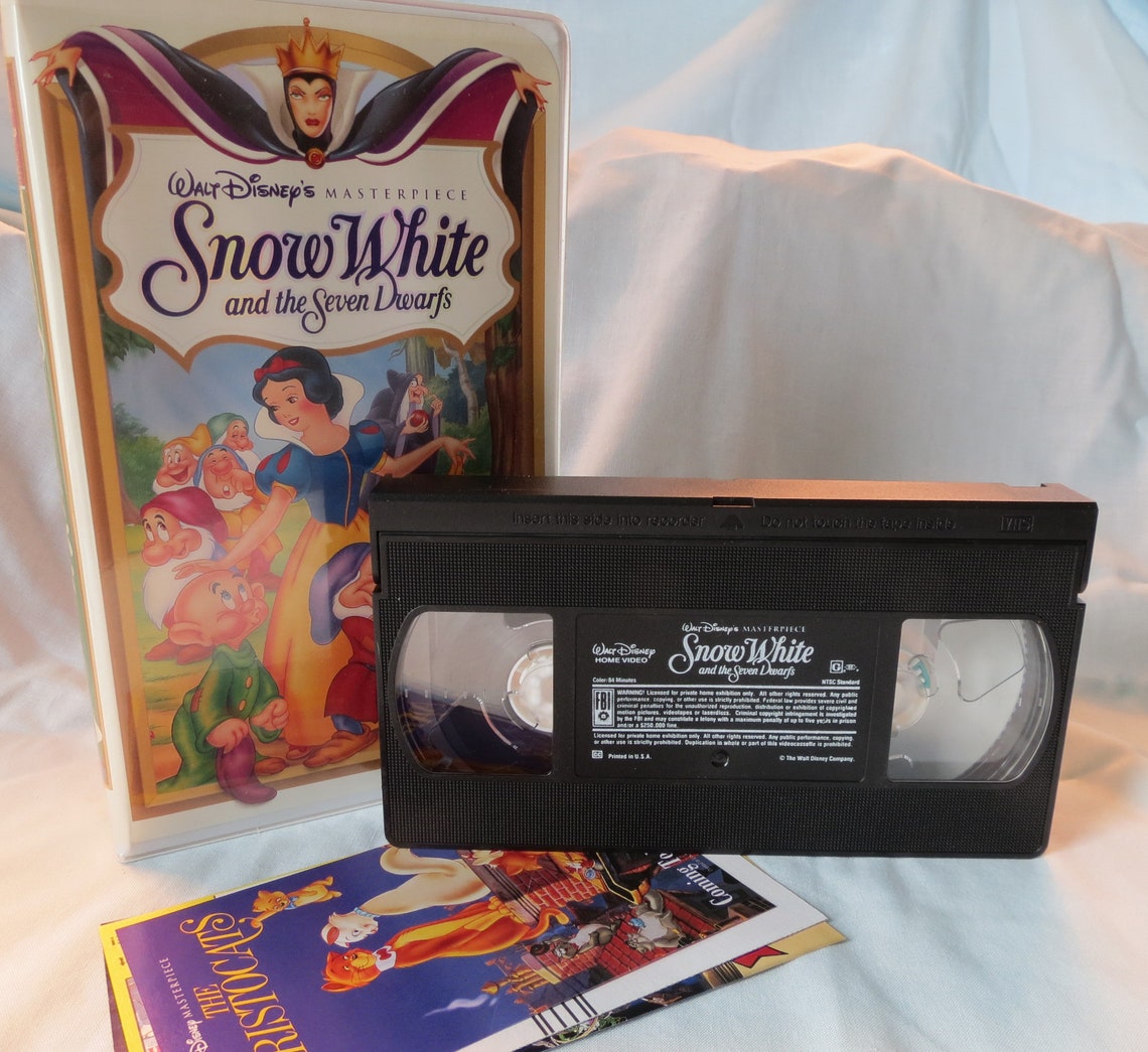 Walt Disney's Masterpiece, VHS, Snow White and the Seven Dwarfs - Etsy