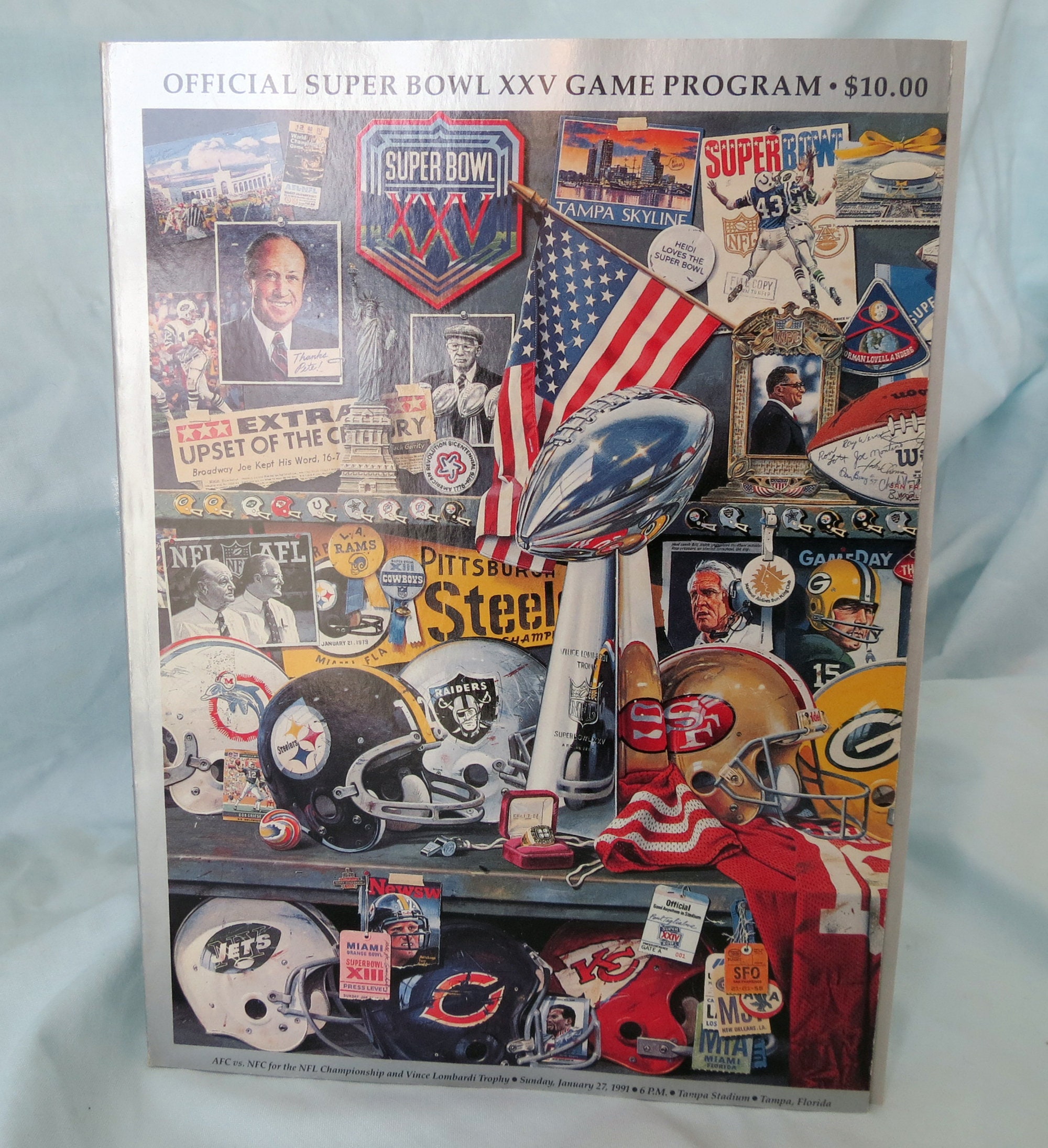 Pre-owned Super Bowl XXV Official Game Program - Etsy
