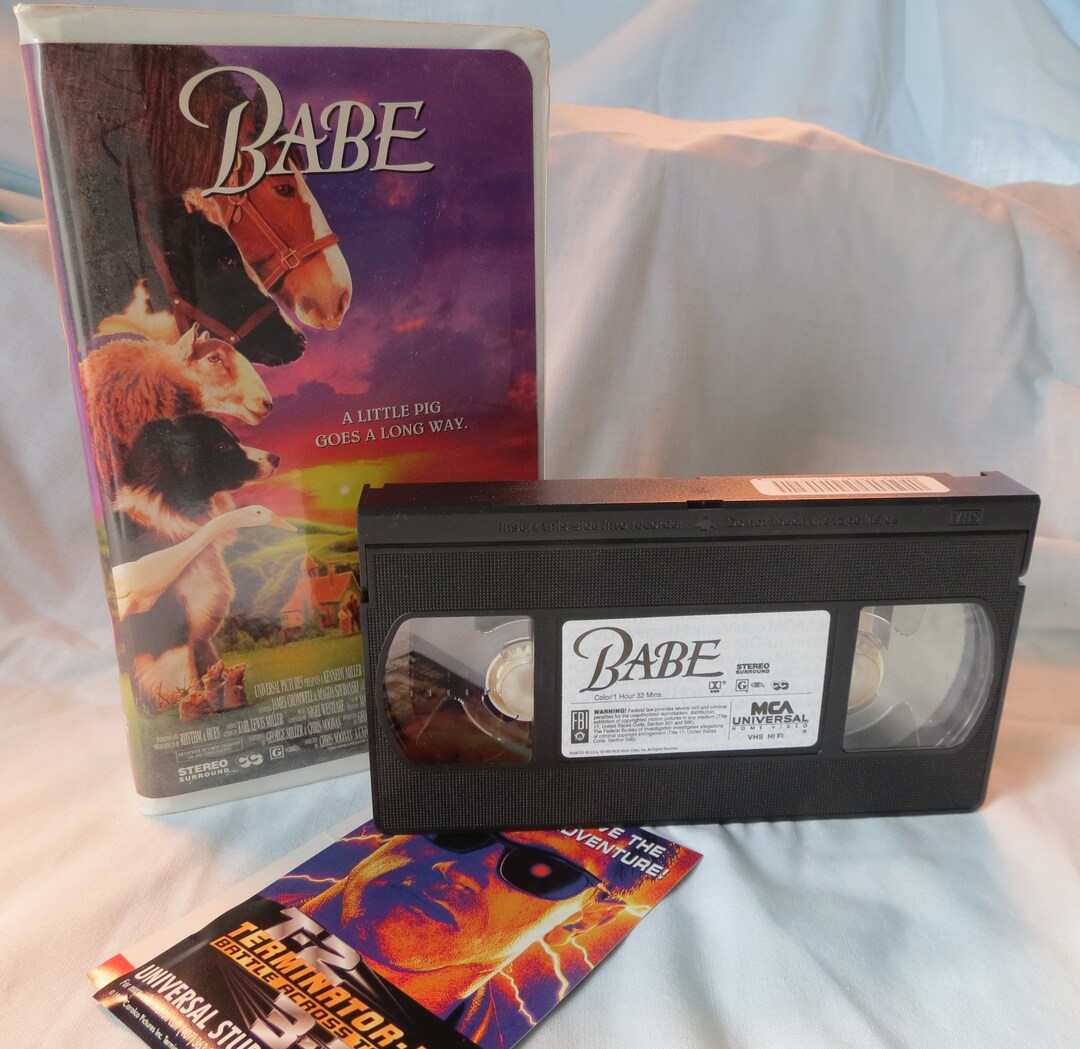 Universal City Studios, VHS, Babe - Etsy