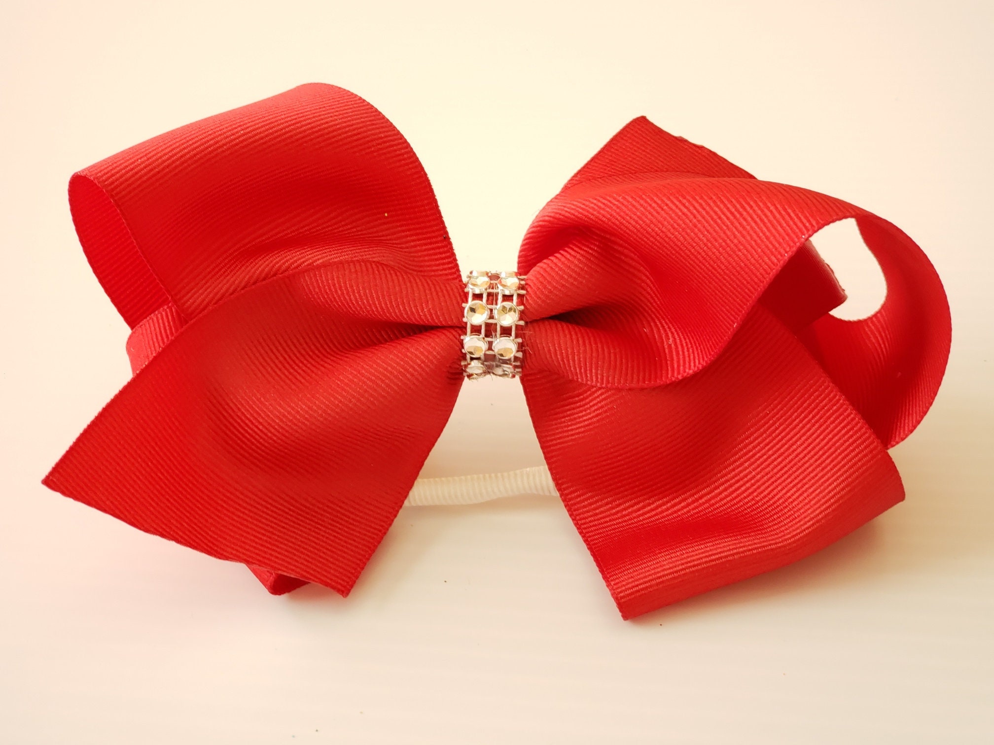 Moños de pelo rojo Moños para niñas Moños rojos Moños | Etsy España