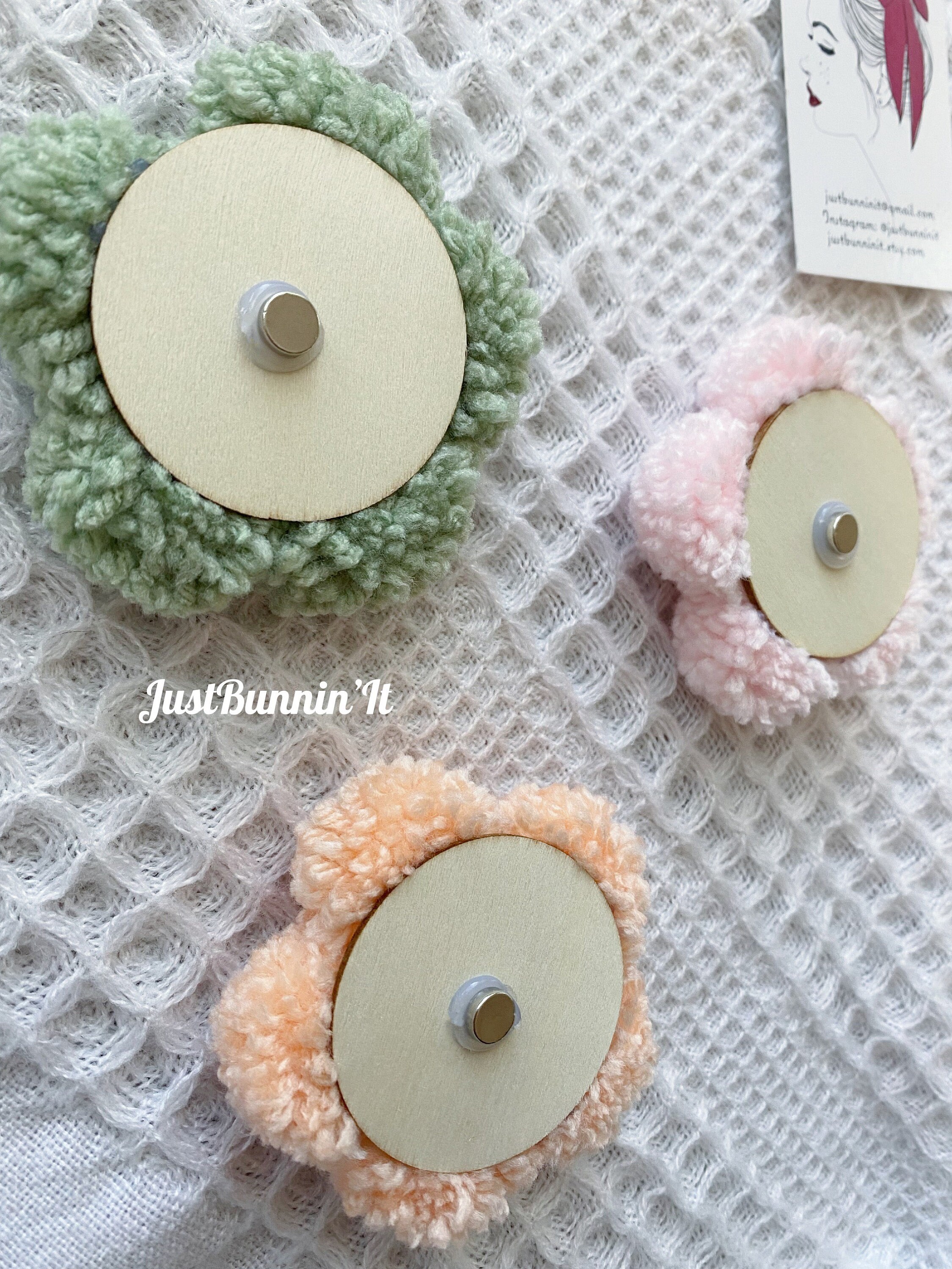 Boho Flower Magnets Boho Refrigerator Magnets Pom Pom - Etsy