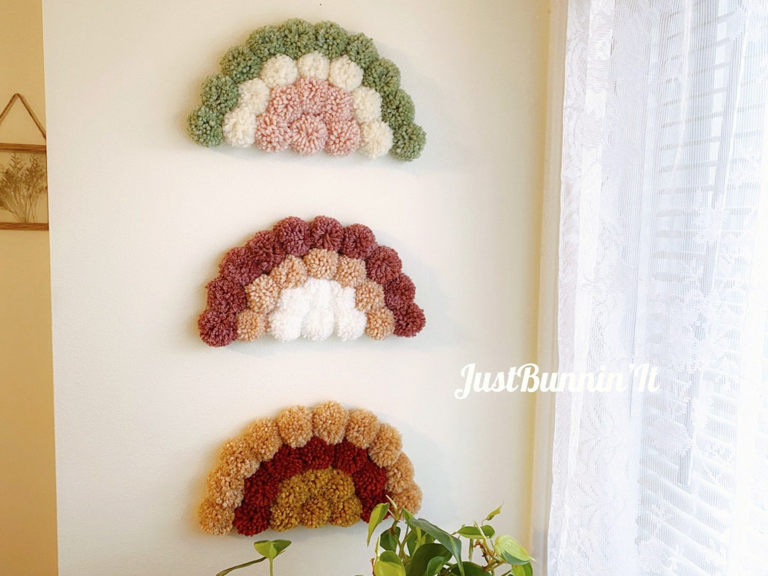 Custom Rainbow Nursery Decor, Boho Rainbow Decor, Rainbow Baby Shower ...