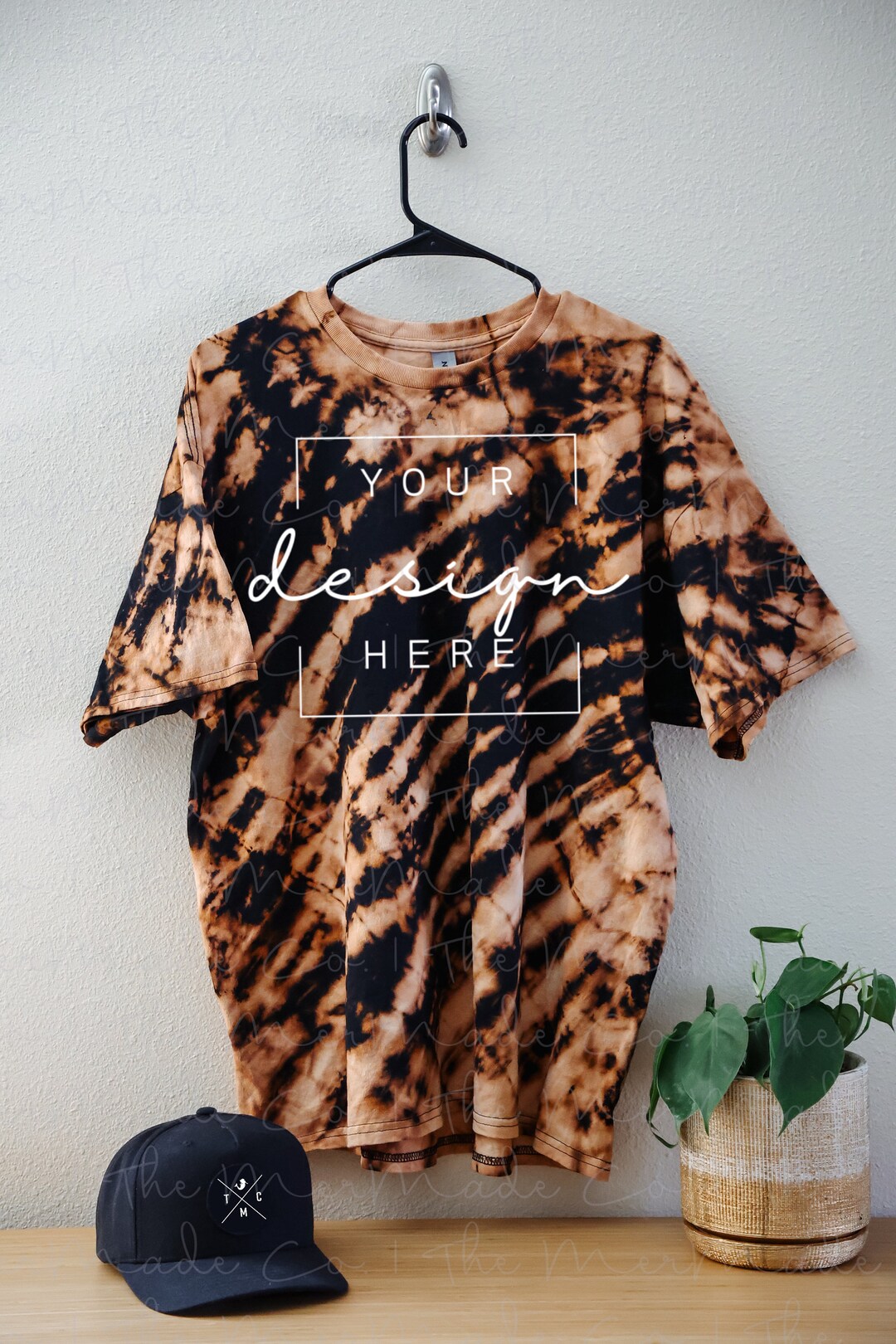 Diagonal Reverse Tie-dye Mockup - Etsy