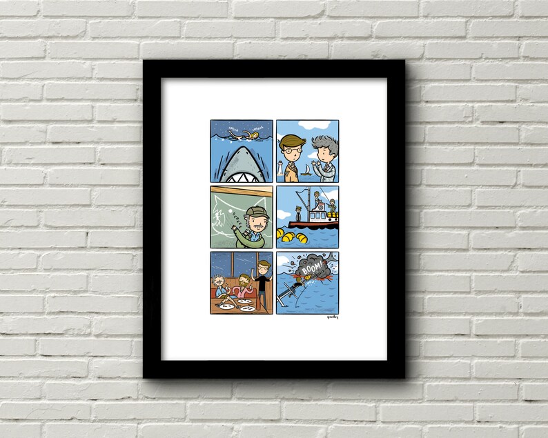 Bigger Boat Comic Strip Artwork - Etsy