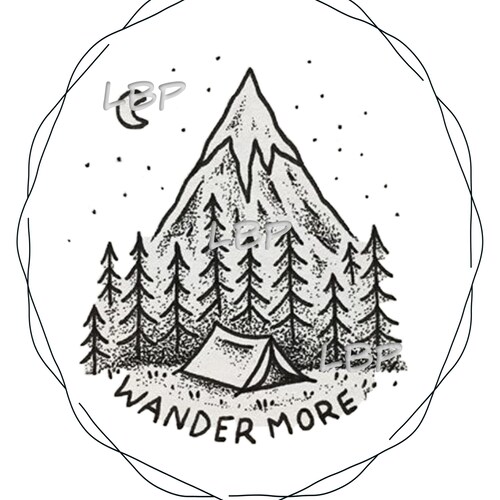 Trees and Moon SVG Distressed Moon Svg Moon Clipart Svg | Etsy Canada