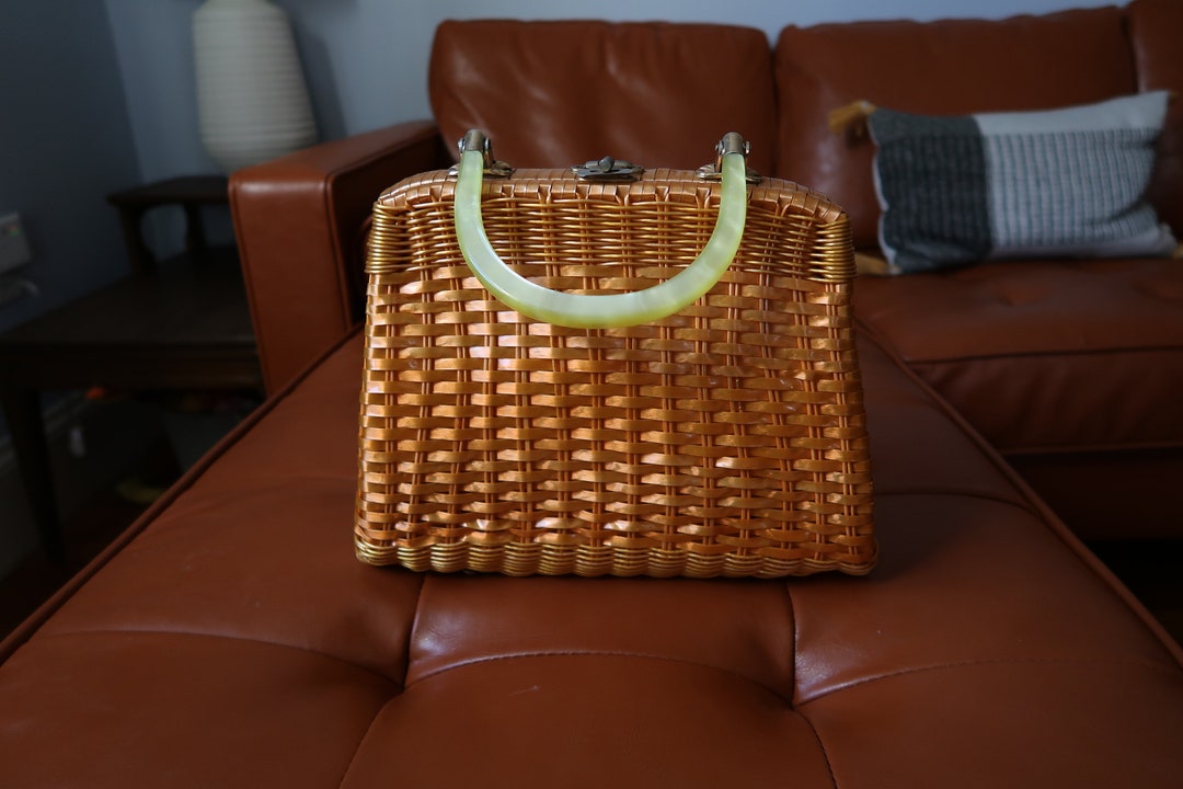 Vintage Basket Weave Purse - Etsy