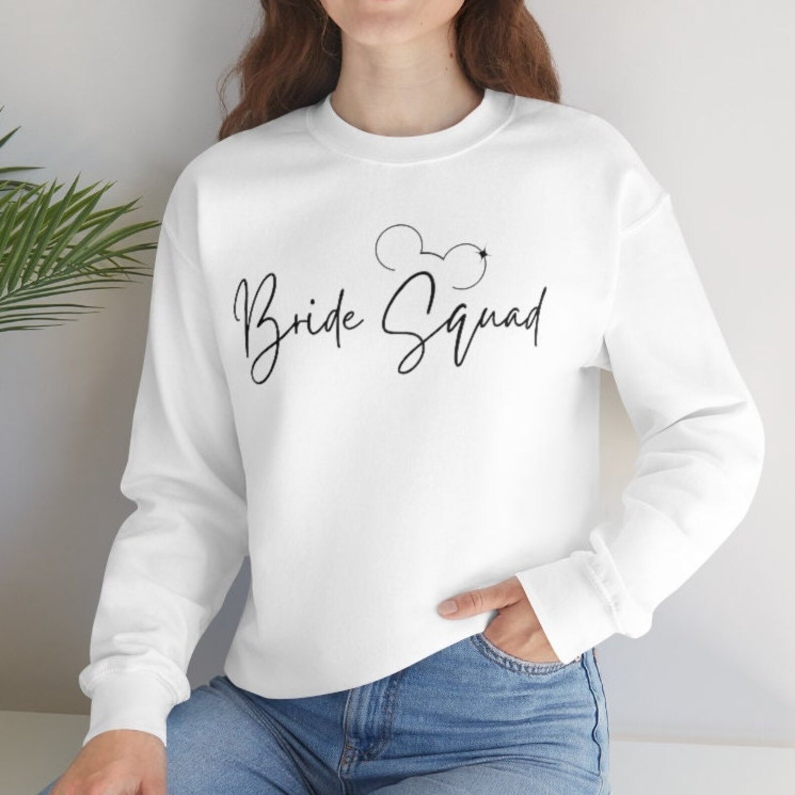 Bride Squad Crewneck Sweater Disney Inspired, Bride Squad Sweater ...