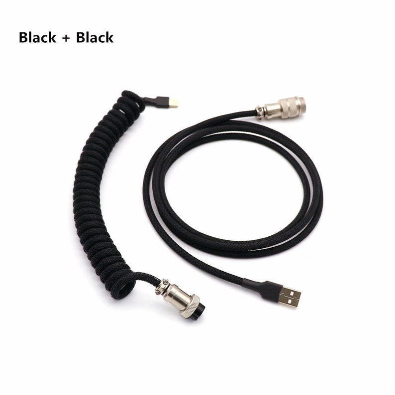 Custom Coiled Aviator Cable for Mechanical Keyboard | Etsy