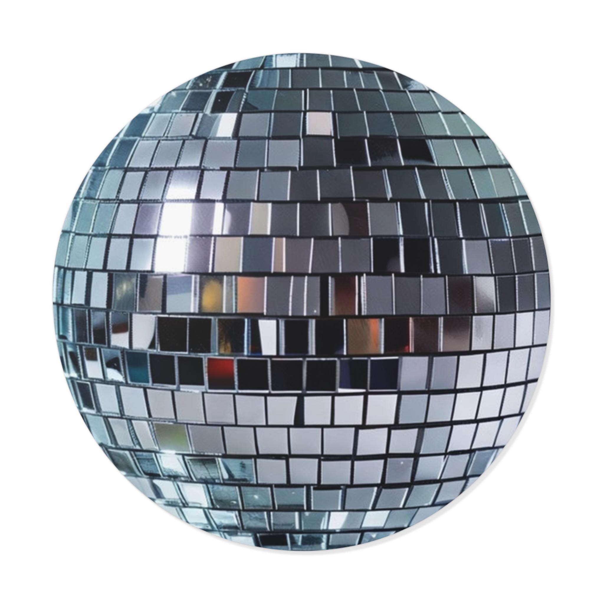 Disco Mirror Ball Sticker Decal, 4 Sizes, Silver Art Vinyl Laptop, Cute ...