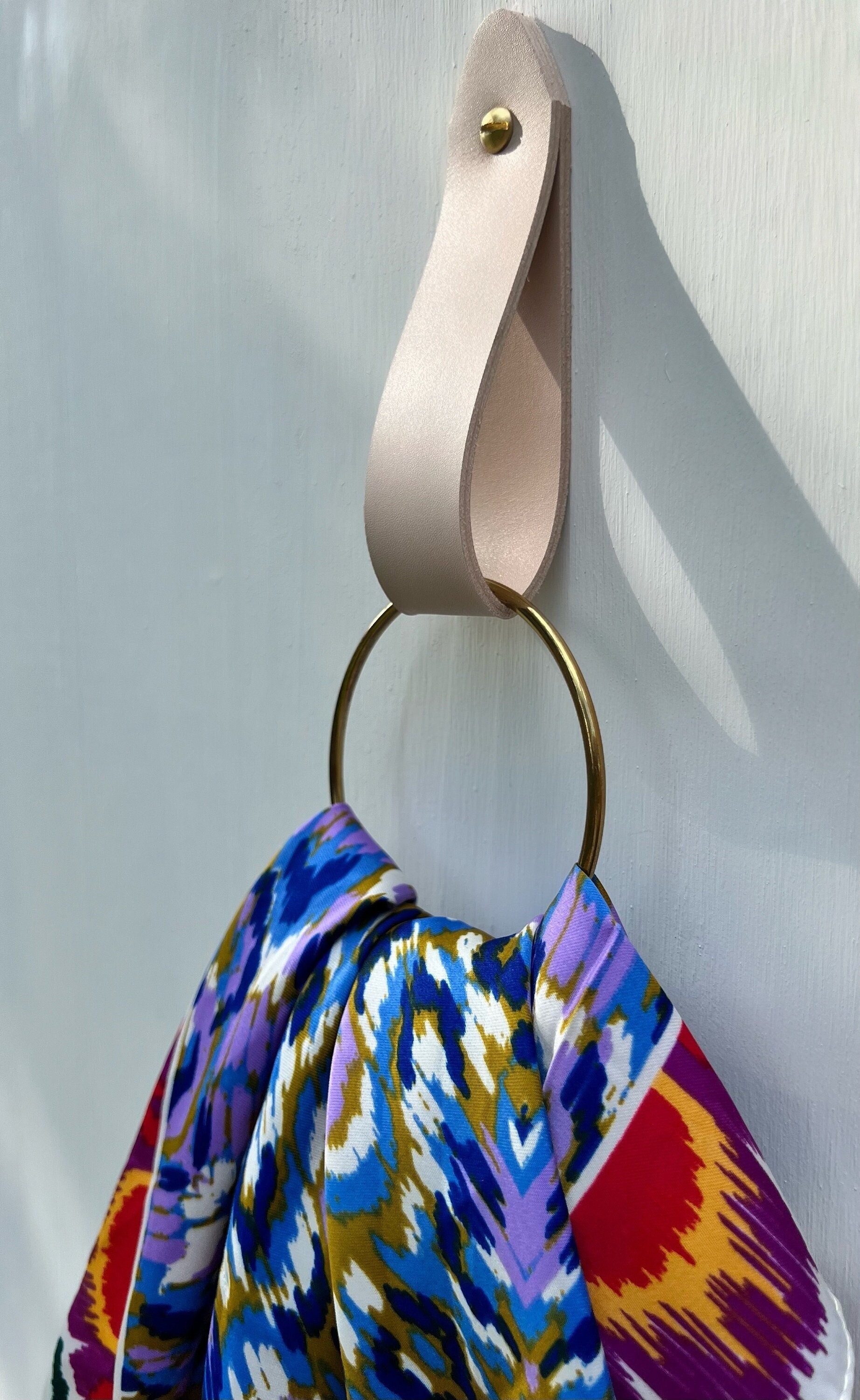 Vegan Leather Strap, Faux Leather Strap, Leather Curtain Rod Holder ...
