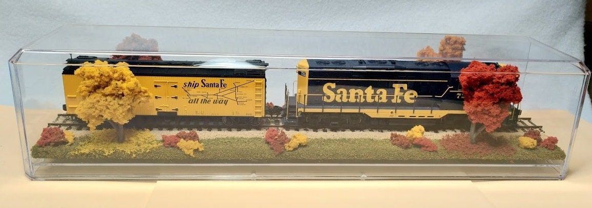 HO Scale 16 Single Track Fall Foliage Scene - Etsy