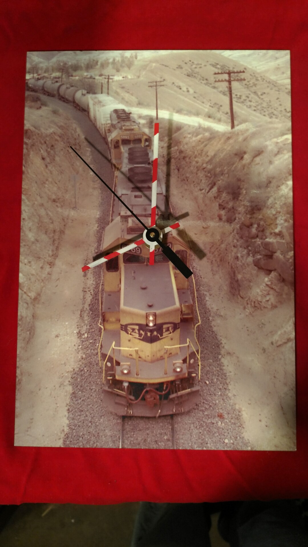 ATSF SANTA FE Railroad Train Wall Clock ATSF3 - Etsy