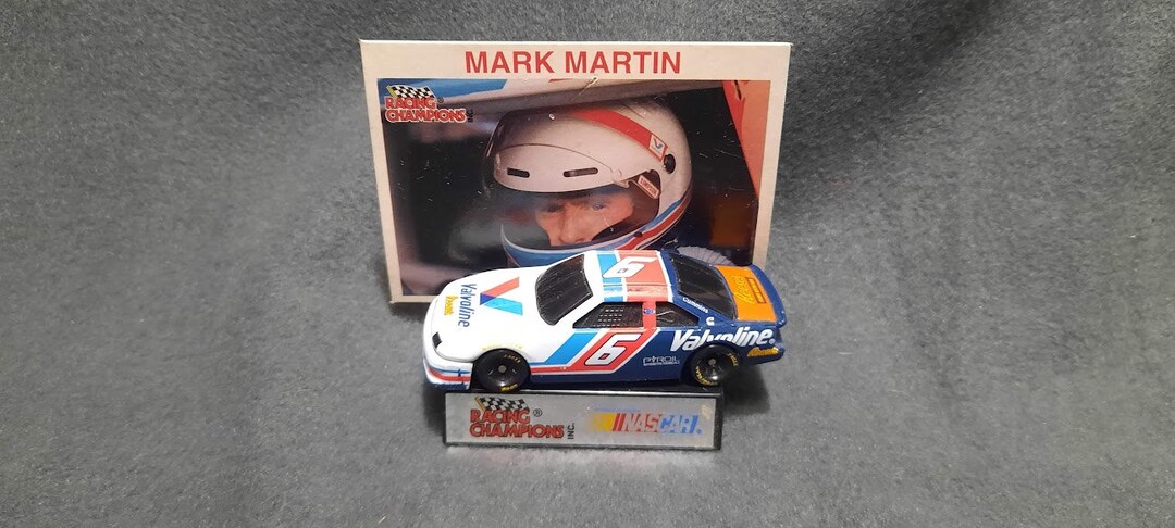 NASCAR -MARK MARTIN #6- 1:64 Diecast Racecar & Racecard - Etsy