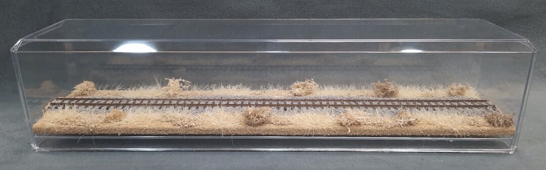 Hon3 Scale 16" Single Track "desert Scene" DISPLAY CASE - Etsy
