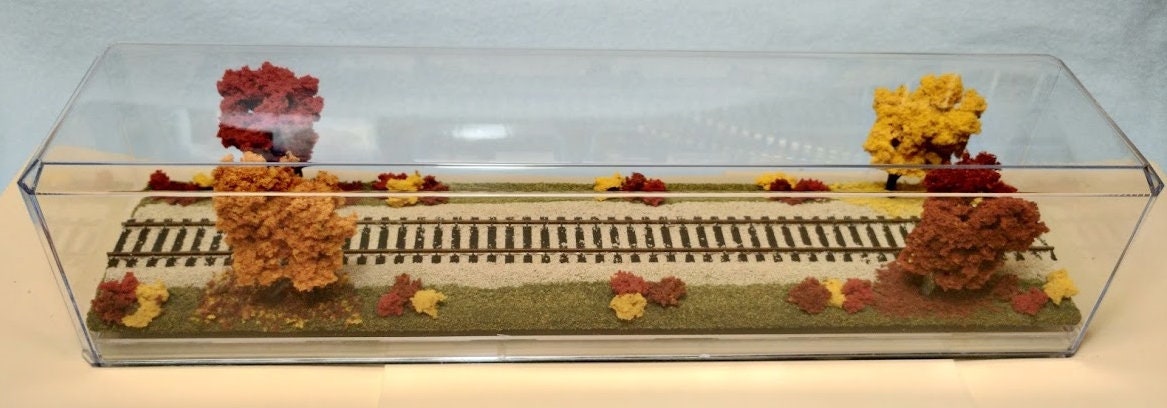 HO Scale 16 Single Track Fall Foliage Scene - Etsy