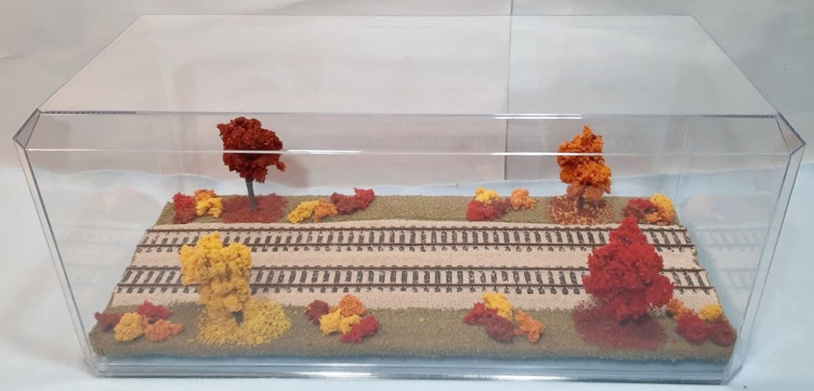 HO Scale 16 Double Track fall Foliage Scene - Etsy Canada
