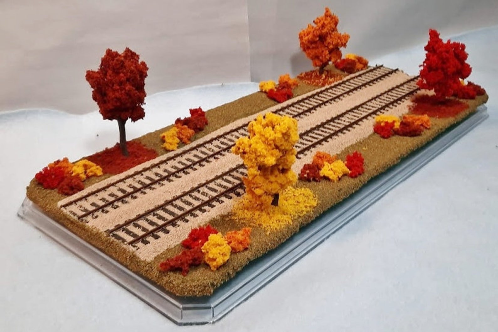 HO Scale 16 Double Track fall Foliage Scene - Etsy Canada