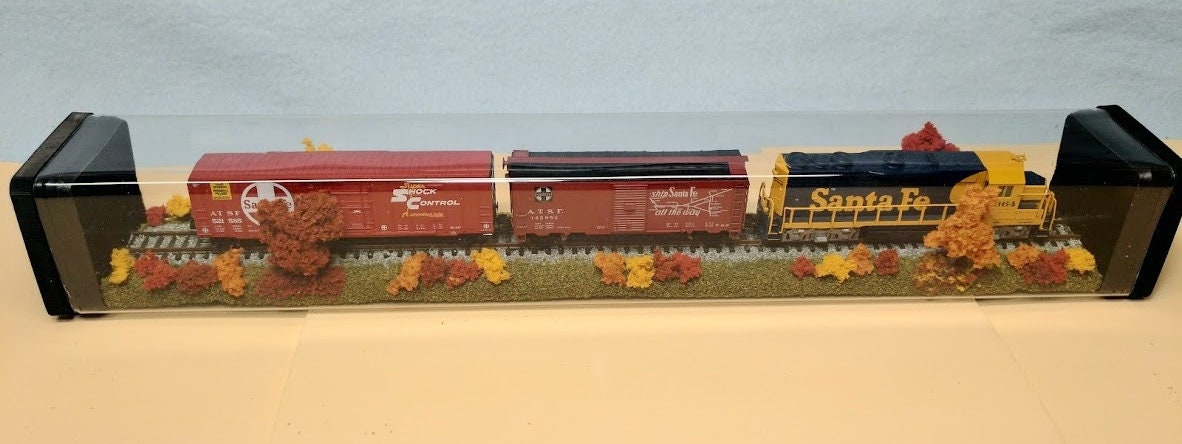 N Scale 14 fall Foliage Scene DISPLAY TUBE - Etsy